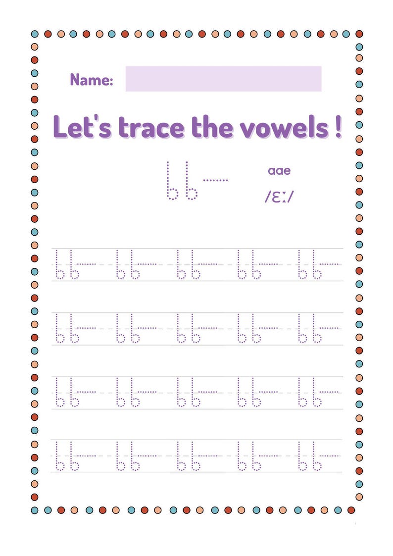 PDF Printable Tracing Thai Letters Vowels Numbers 86 Pages - Etsy