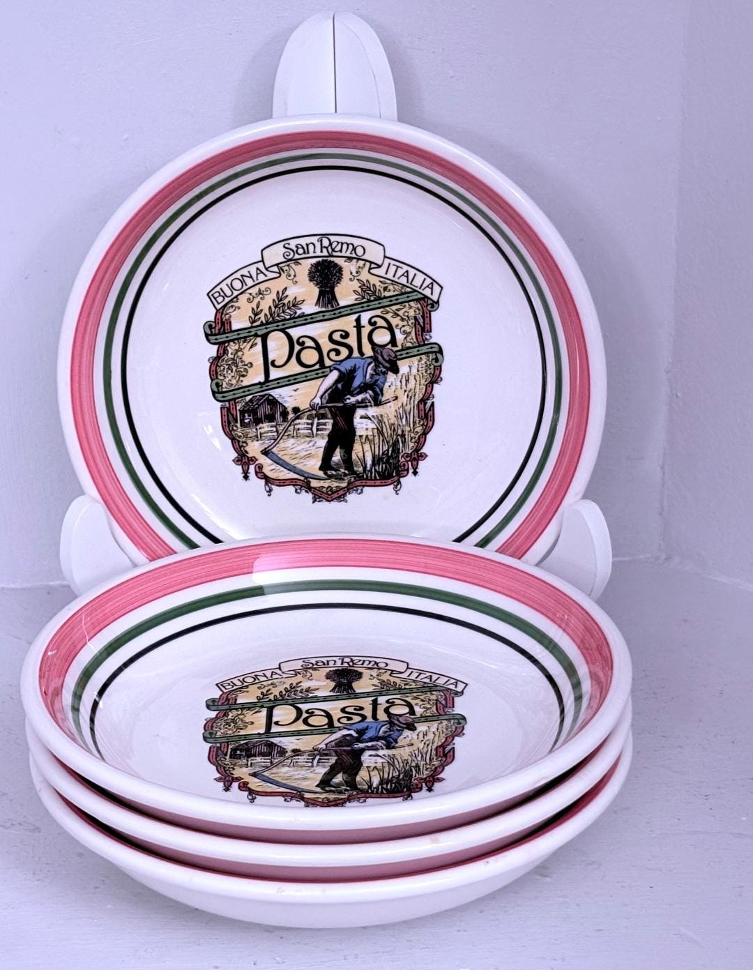 Himark Pasta Bowl, San Remo Buona Italian Collection Pasta Bowl Made in ...