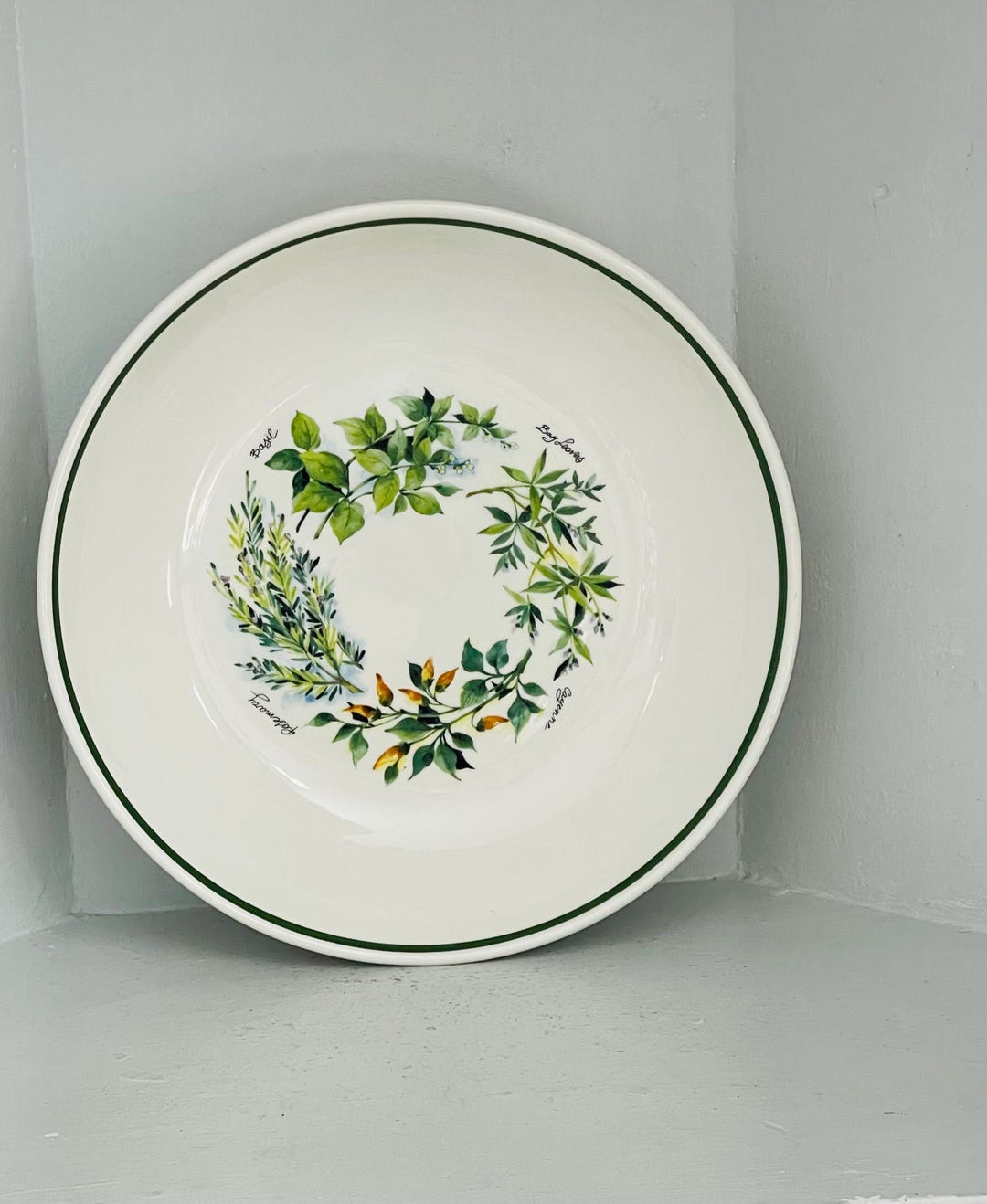 Vintage Large Pasta Bowl "over and Back" Serving Bowl, Serve Ware ...