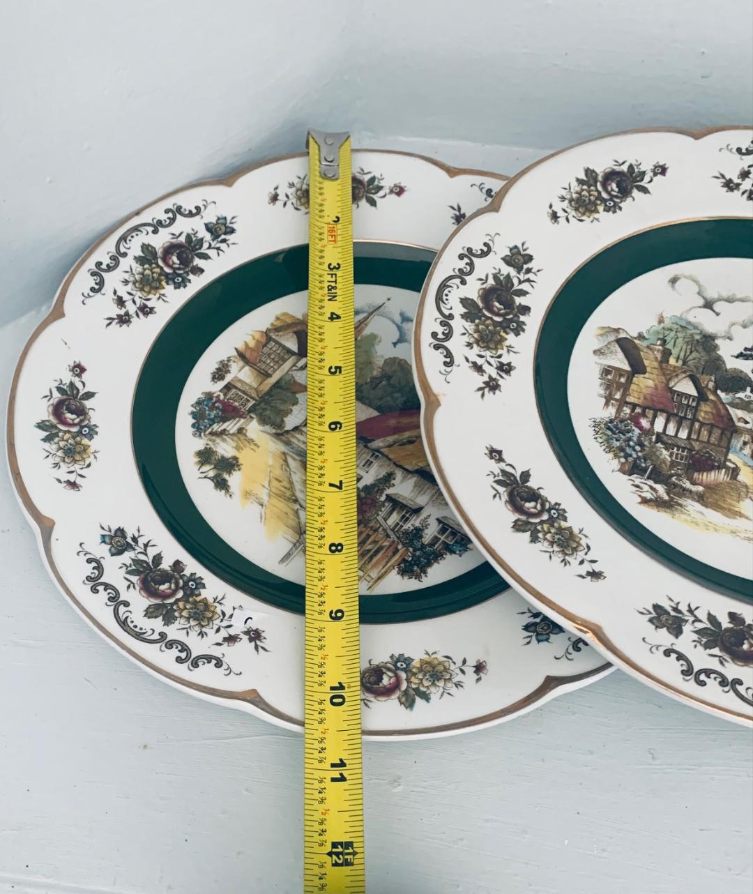 A Set of 3 Collectible Plates English Plates With Rural Scenes Grindley ...