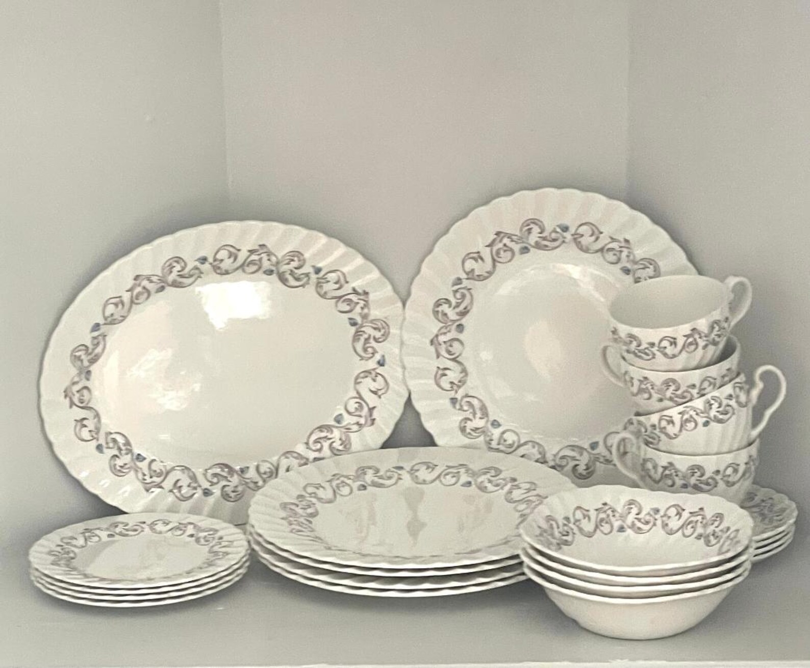 Vintage Encore Ironstone Hand Engraving Johnson Brothers English ...