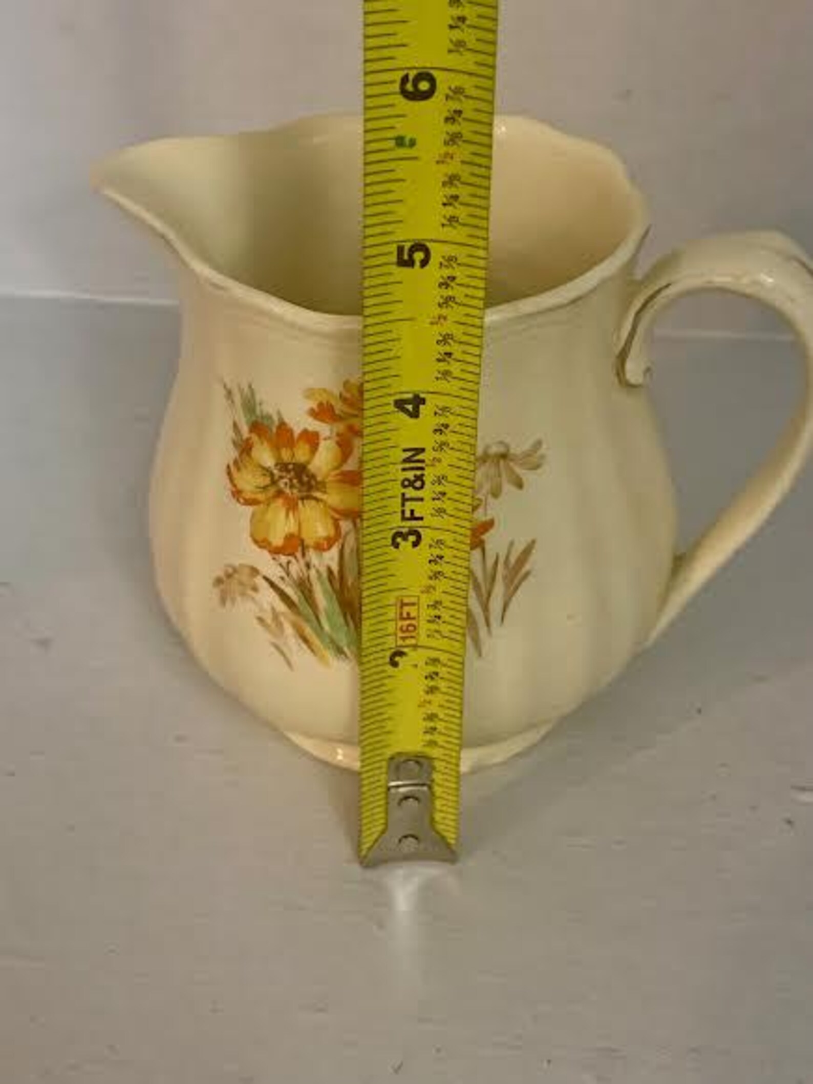 Beautiful Vintage J & G Meakin Jug With Floral Design Tea Ware Milk ...