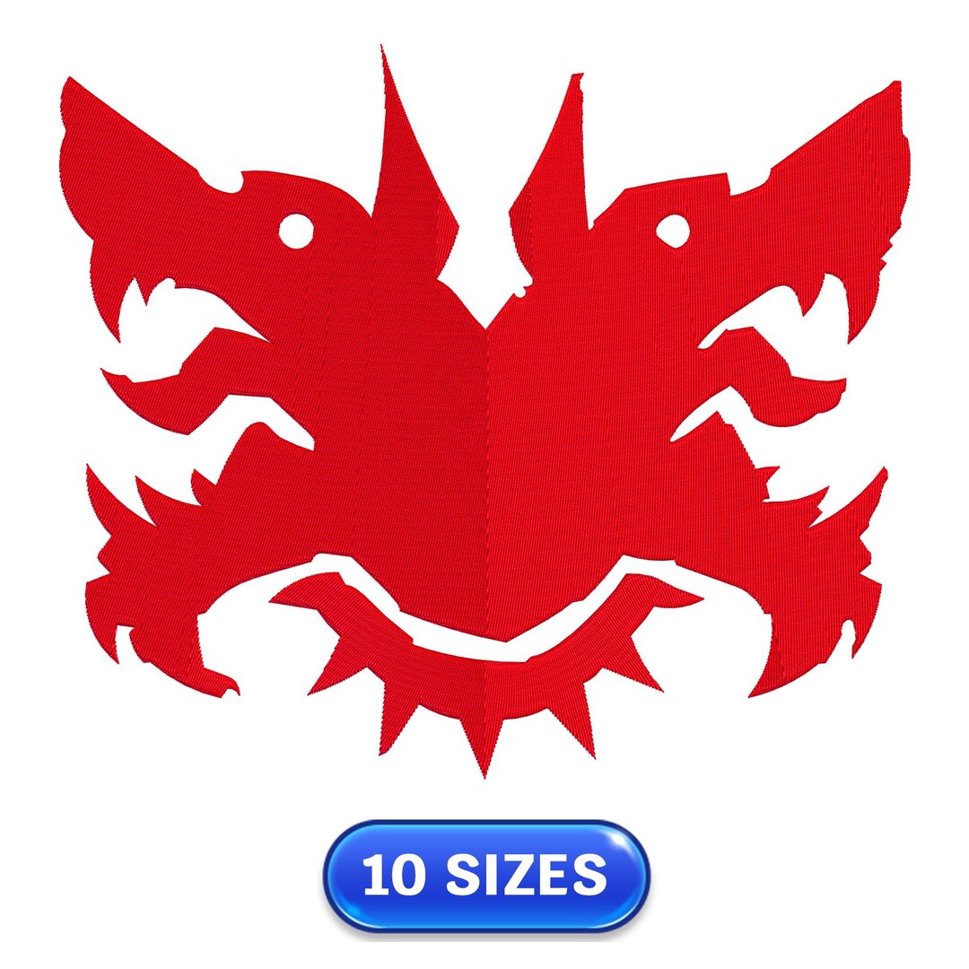 Orthrus Dog | Cerberus | Mythical Creature | Biker Logo | Minimalist ...