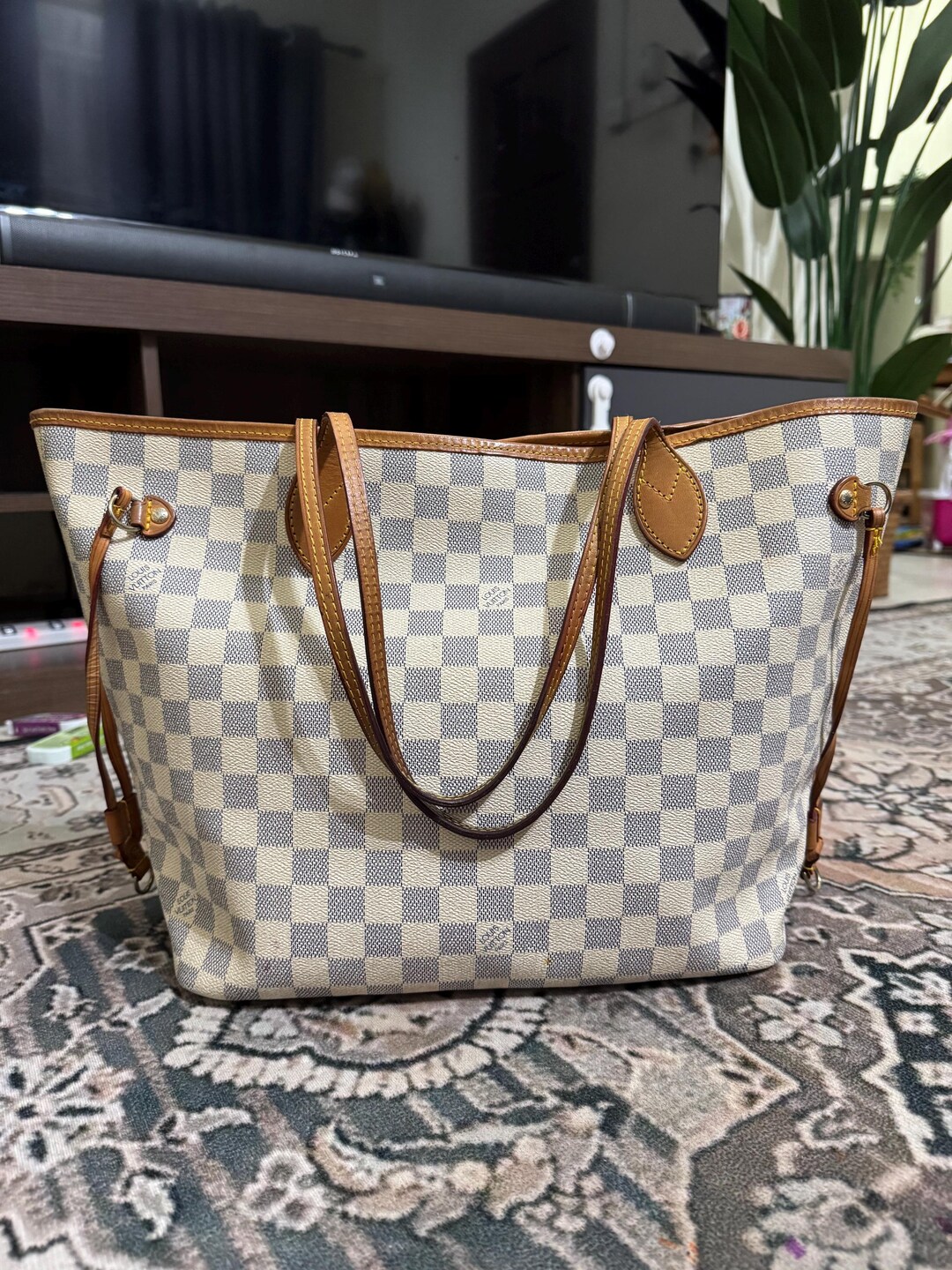 Louis Vuitton Neverfull Azur - Etsy