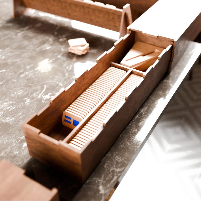 Rummi Kub Laser Cut Okey 101 Set Wooden, Rummy - Etsy