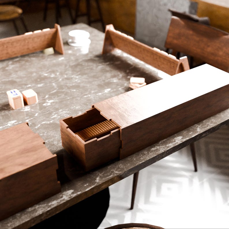 Rummi Kub Laser Cut Okey 101 Set Wooden, Rummy - Etsy