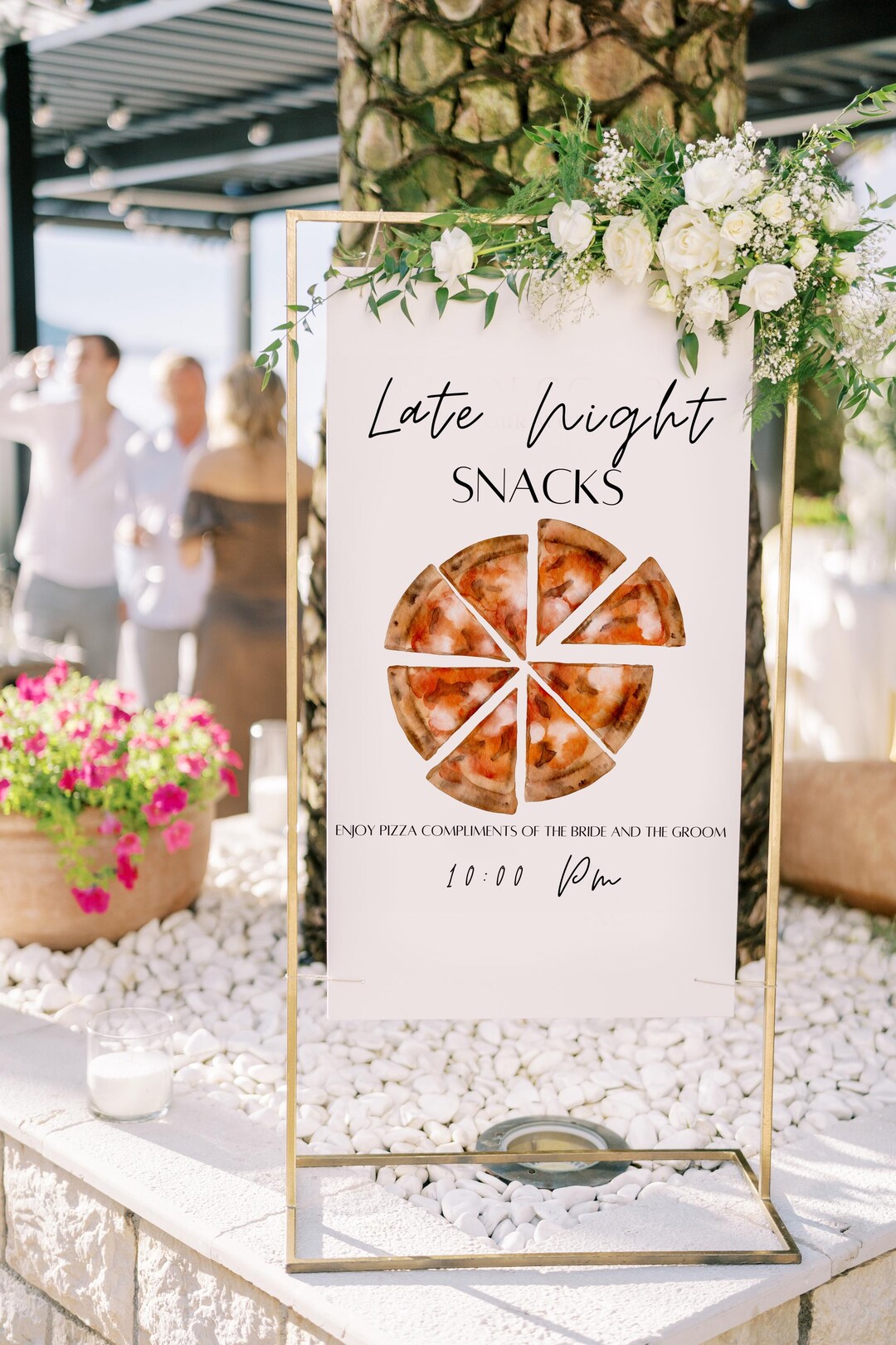 Wedding Late Night Snack Sign Template - Etsy