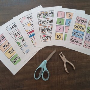 Daily Seasonal Flip Calendar, Classroom Calendar, Homeschool Calendar ...