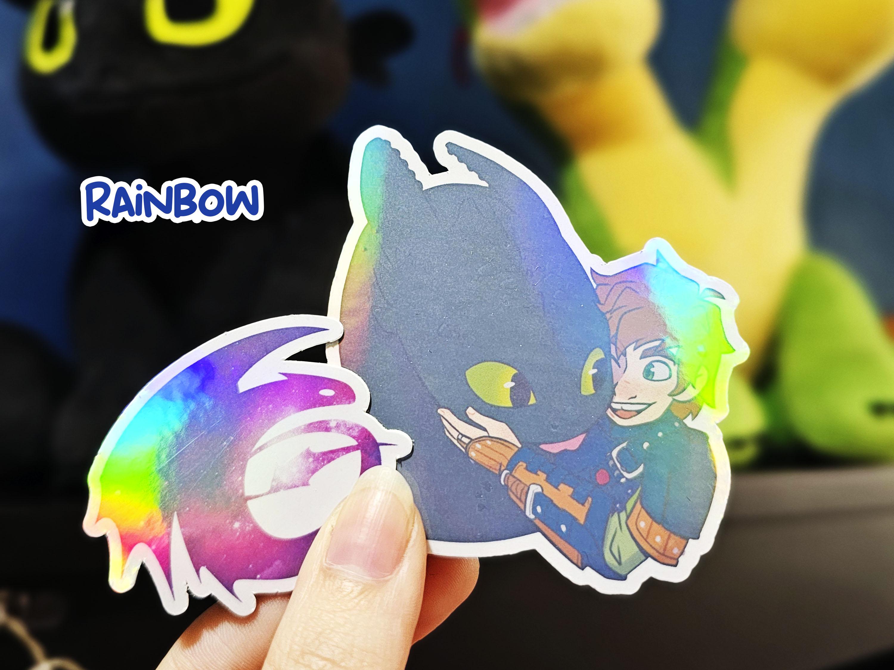 Hiccup and Toothless | HTTYD Stickers - Etsy