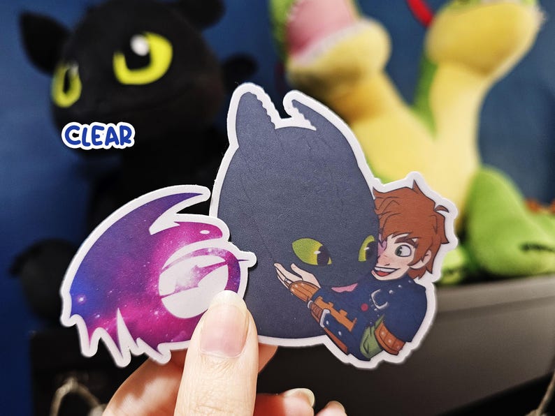 Hiccup and Toothless | HTTYD Stickers - Etsy