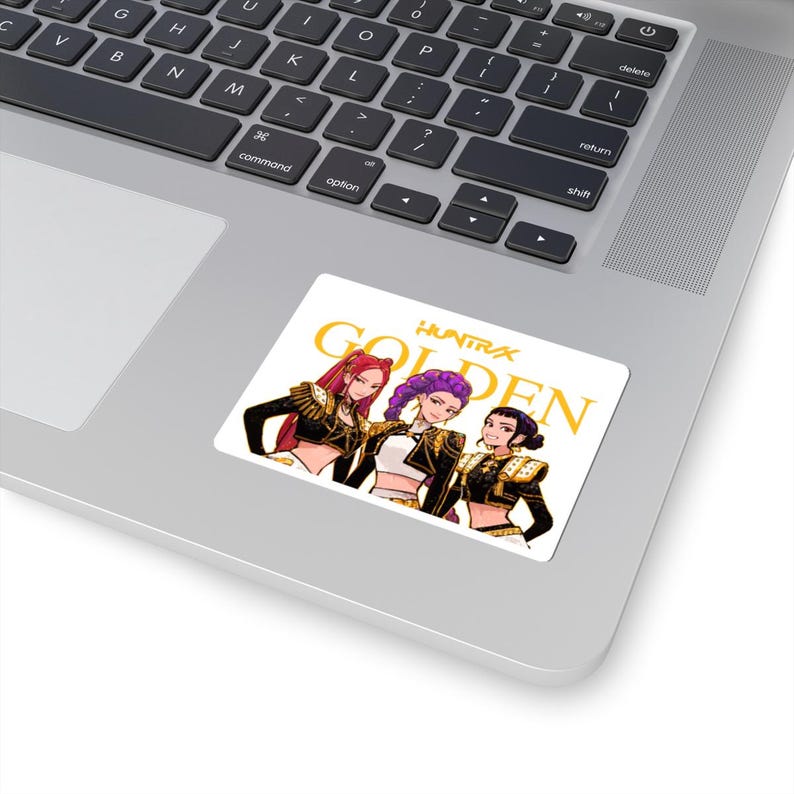 Huntrix Kpop Demon Hunters Inspired Sticker, Rumi Zoey Mira Design ...