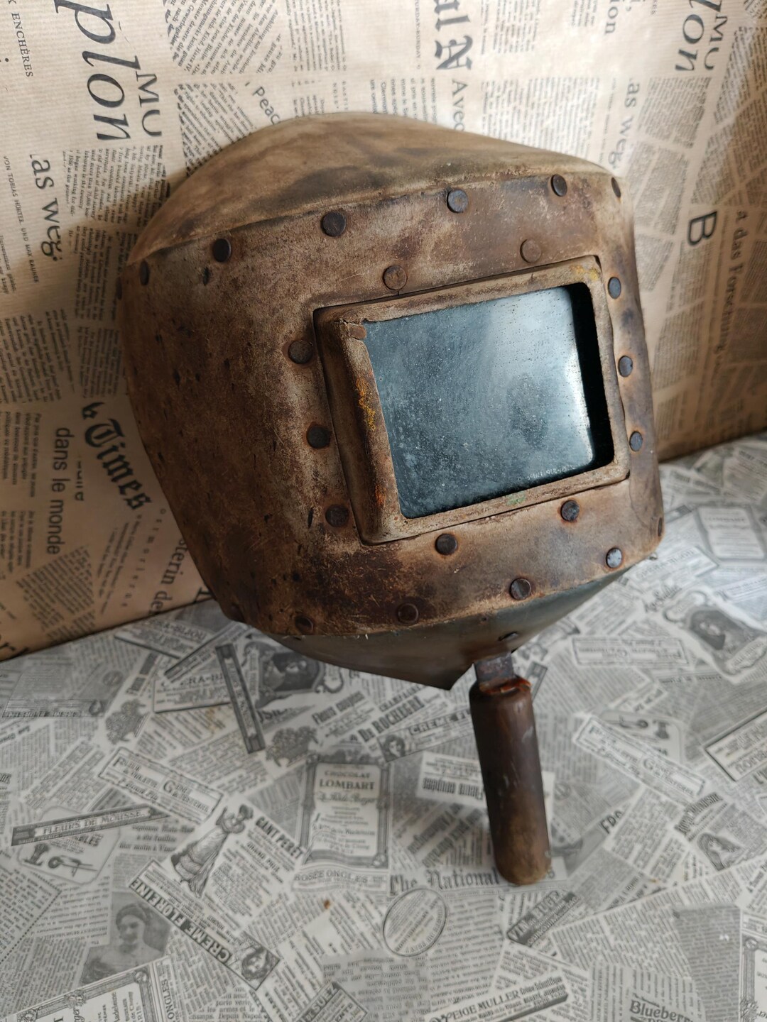 Old Welding Mask - Etsy