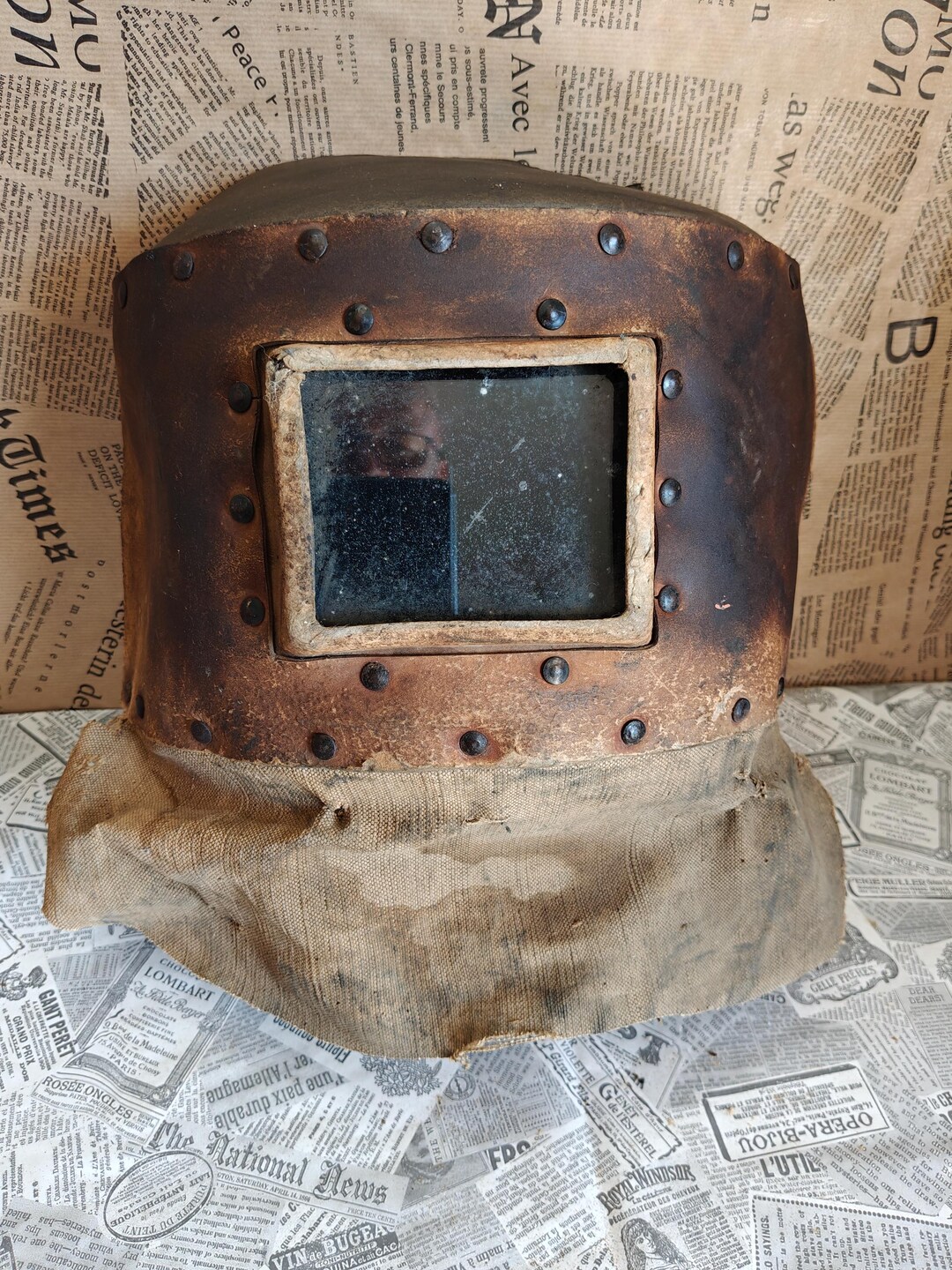 Old Welding Mask - Etsy