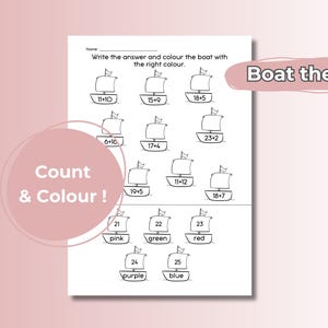 Addition and Subtraction Printables - Etsy