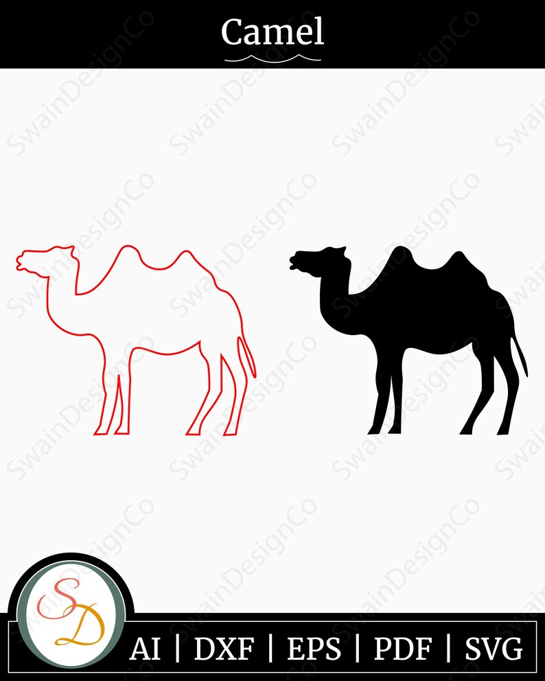 Camel Laser Cut File | Camel Engrave File | Camel SVG | Camel Animal ...