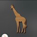 Giraffe Laser Cut File | Giraffe Engrave File | Giraffe SVG | Giraffe ...