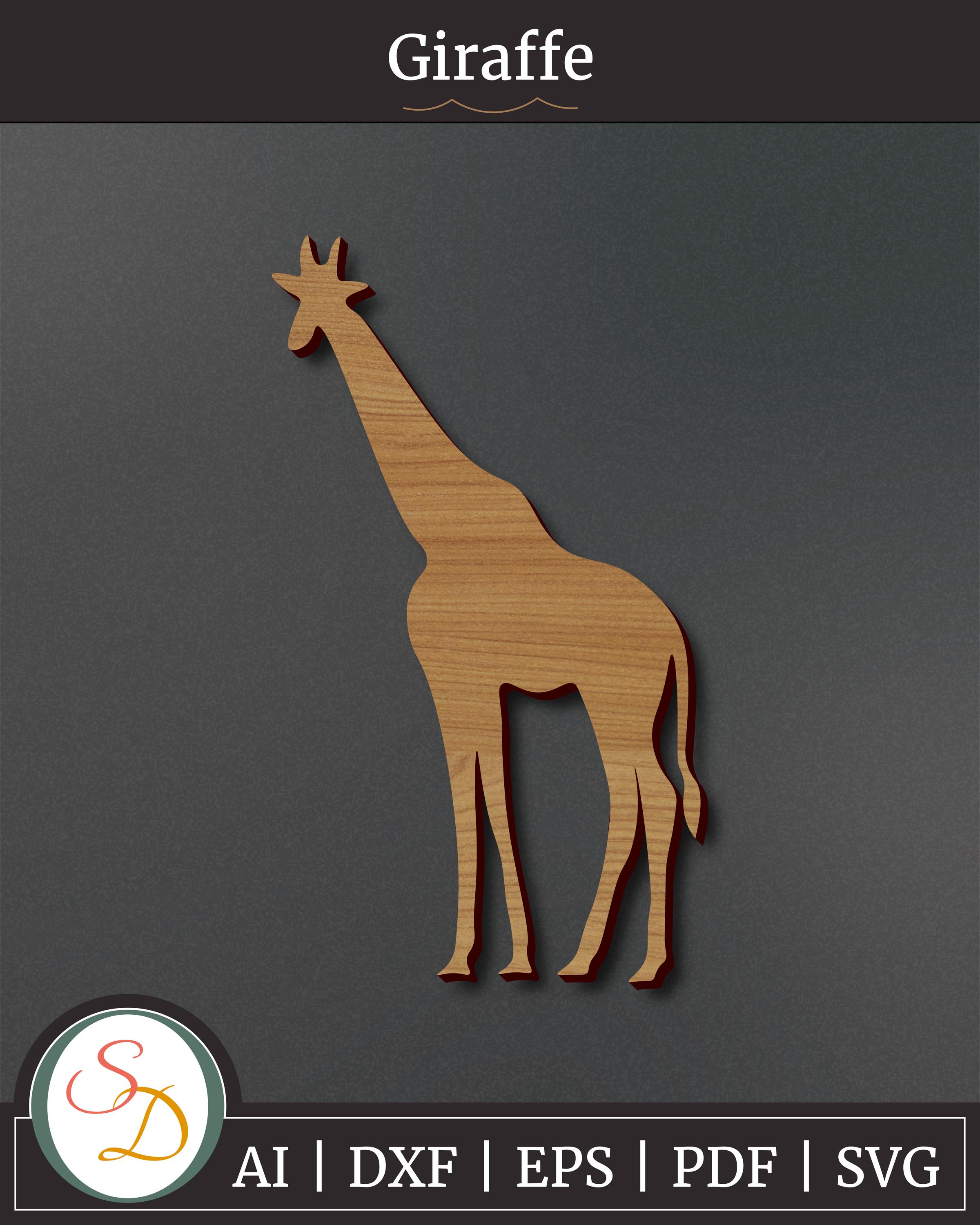 Giraffe Laser Cut File | Giraffe Engrave File | Giraffe SVG | Giraffe ...