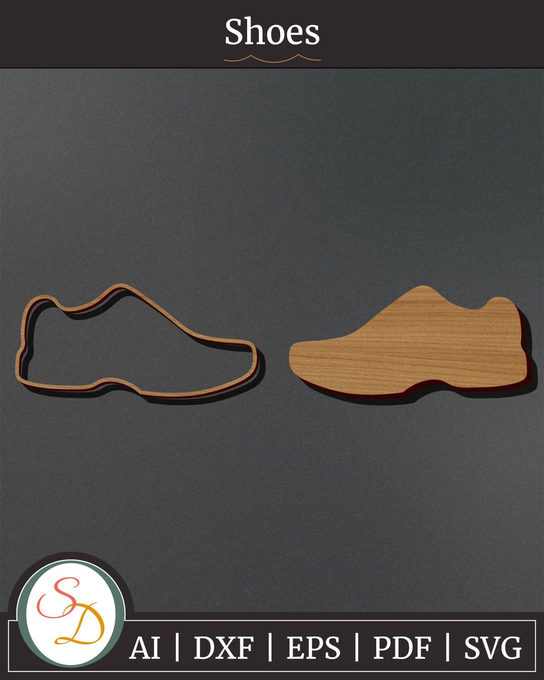 Shoes Laser Cut File | Shoes Engrave File | Shoes SVG | Shoes Clothing ...