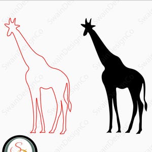 Giraffe Laser Cut File | Giraffe Engrave File | Giraffe SVG | Giraffe ...
