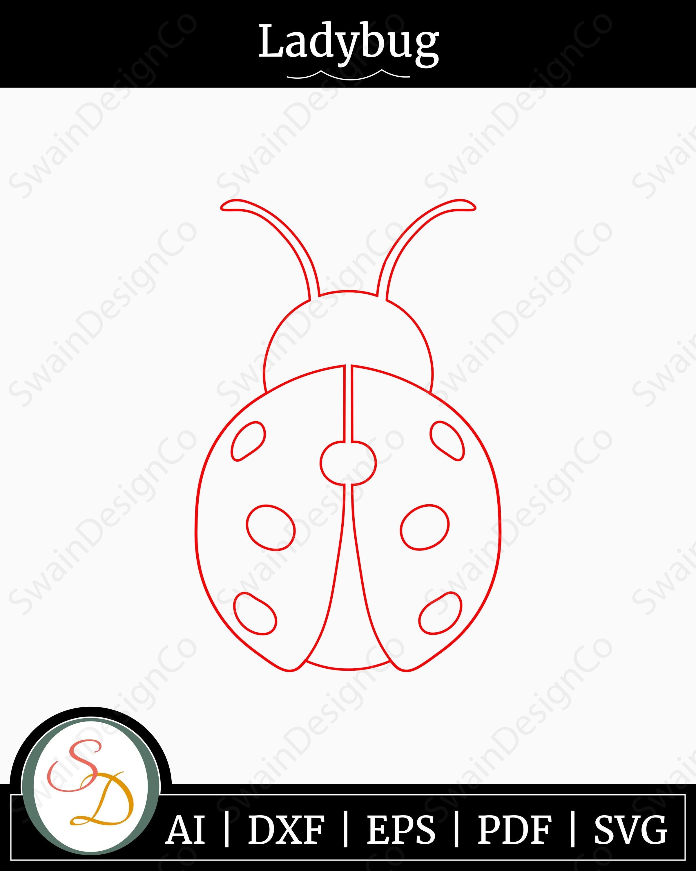 Ladybug Laser Cut File | Ladybug Engrave File | Ladybug SVG | Ladybug ...