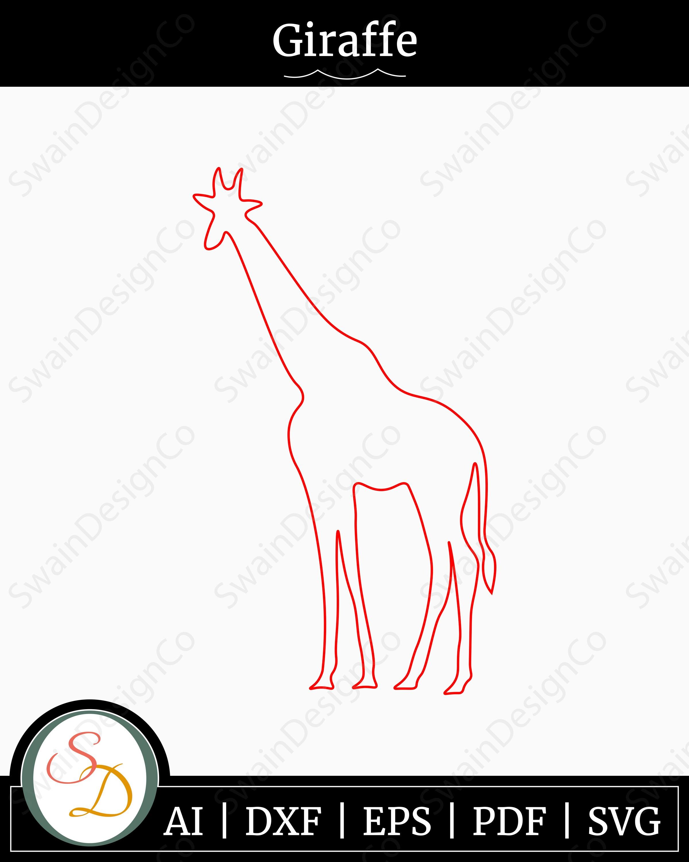 Giraffe Laser Cut File | Giraffe Engrave File | Giraffe SVG | Giraffe ...