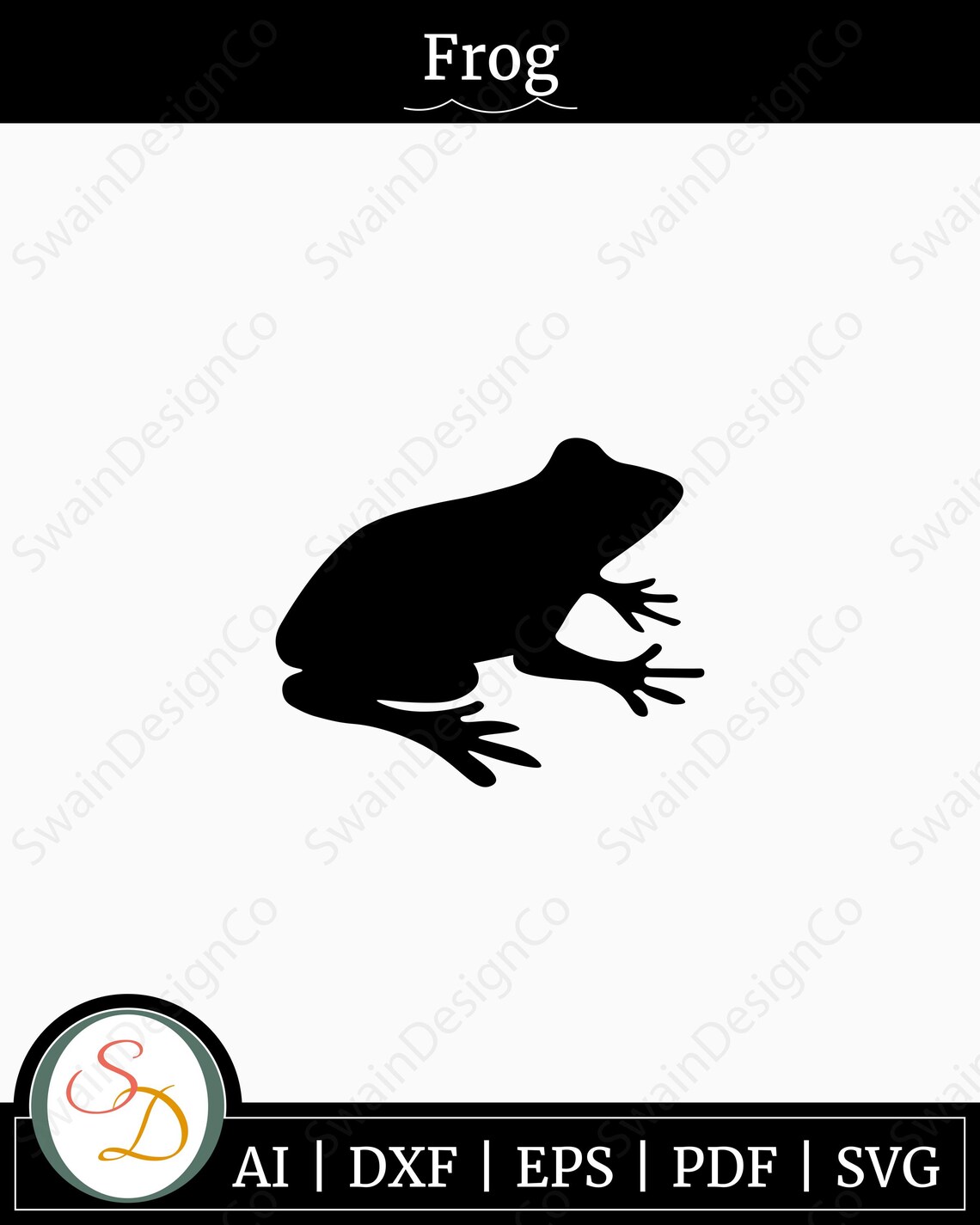 Frog Laser Cut File | Frog Engrave File | Frog SVG | Frog Animal SVG ...