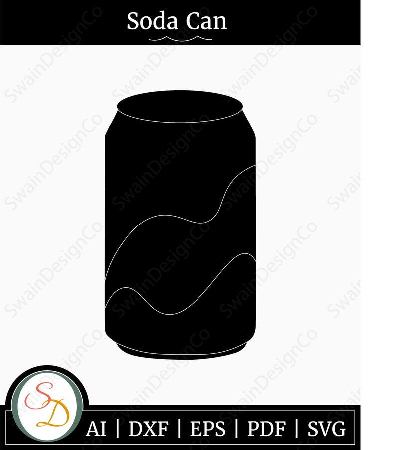 Soda Can Laser Cut File | Soda Can Engrave File | Soda Can SVG | Soda ...