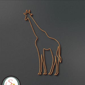 Giraffe Laser Cut File | Giraffe Engrave File | Giraffe SVG | Giraffe ...