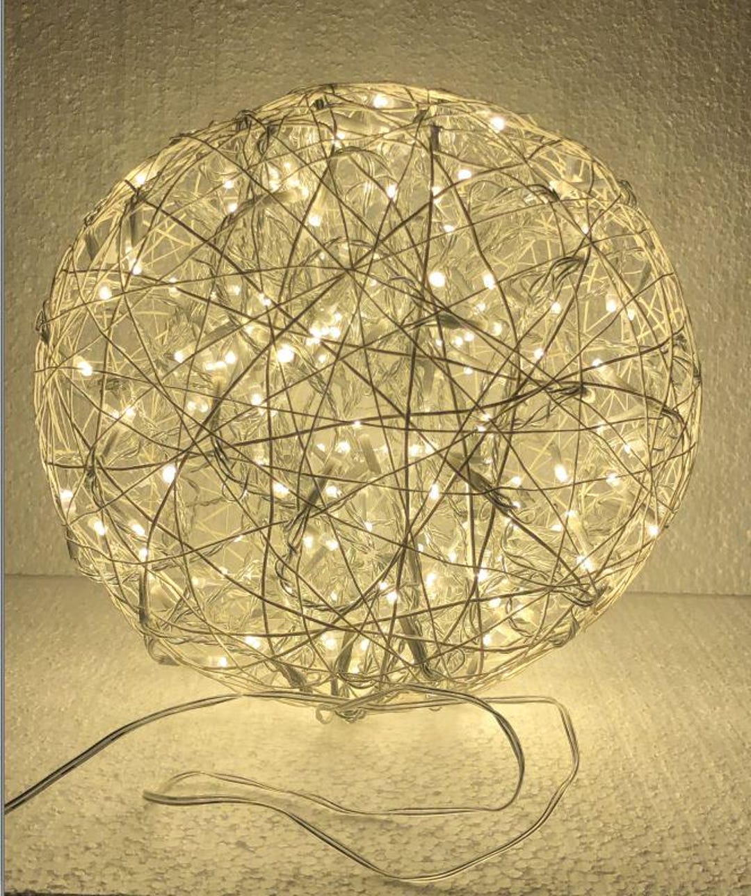 LED Lamp, LED Light Sphere, Mood Light, Unique Light, Handmade in ...