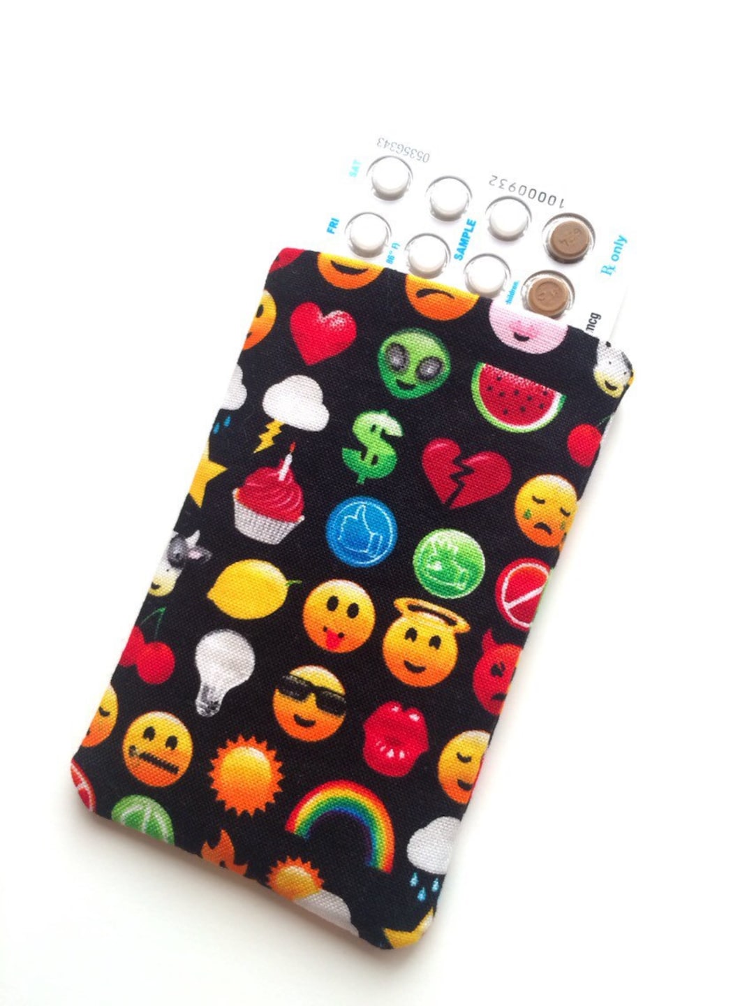 Emoji Pill Case Birth Control Cozy - Etsy