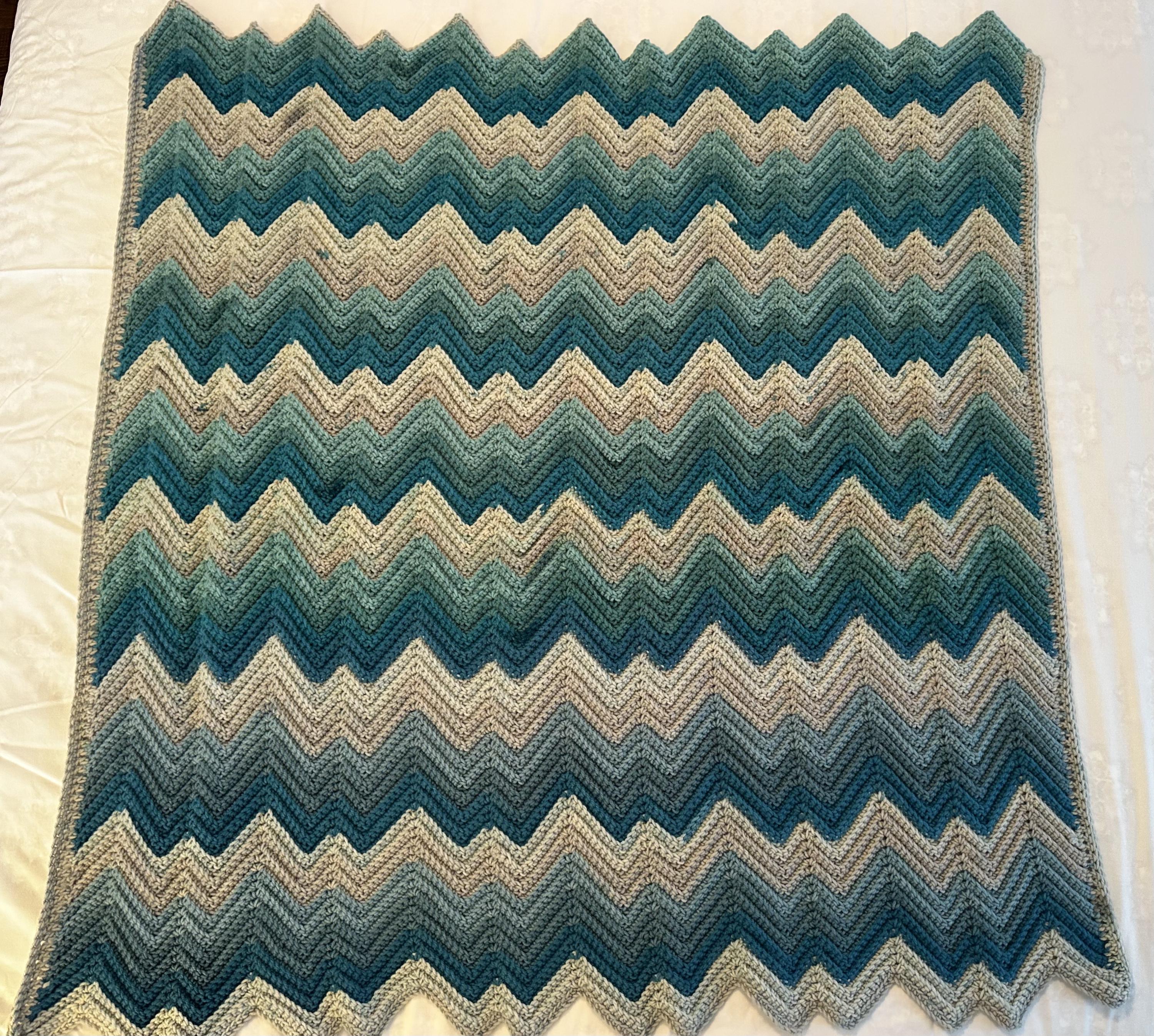 Cozy Chevron Afghan Blankets - Etsy