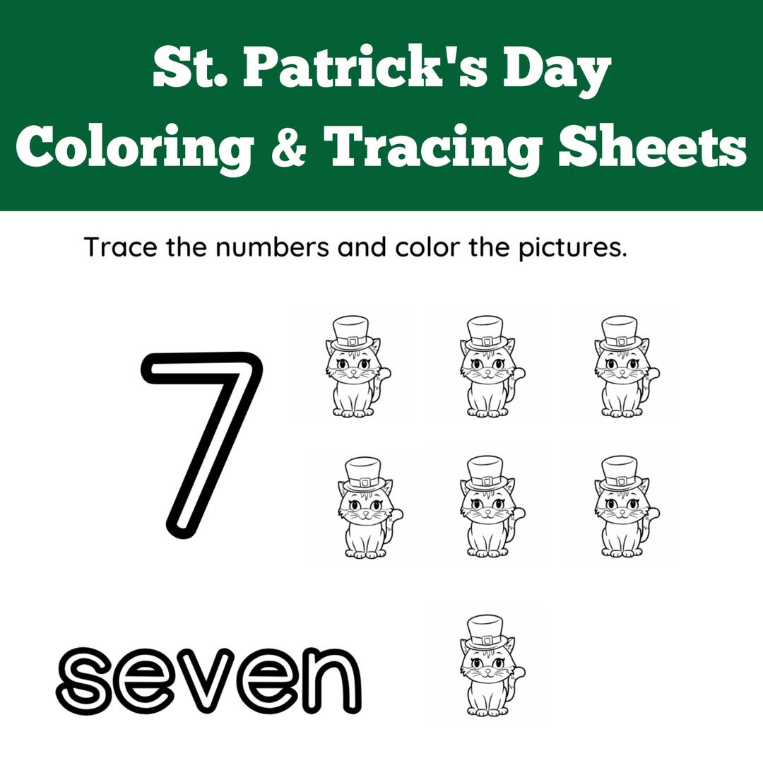 1-10 Number Tracing, Preschool Worksheet Printable, Handwriting ...