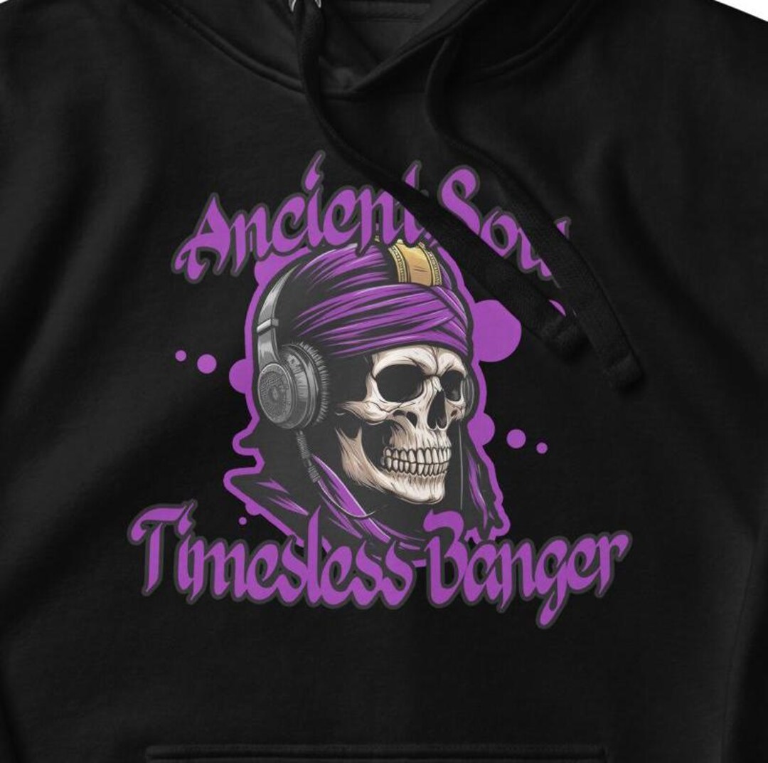 Hoodie Skull Turban Timeless Banger Ancient Soul Hip Hop - Etsy