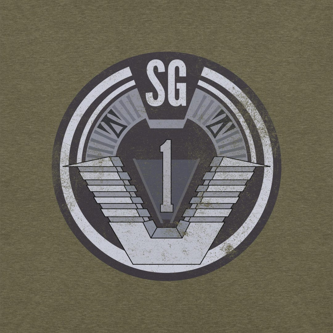 Classic Unisex Stargate SG1 Vintage Style Distressed Print T-shirt, a ...