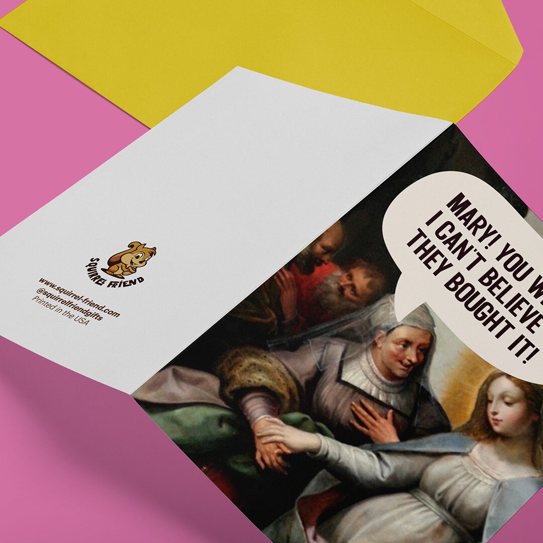 Immaculate Deception - Christmas Card (funny, Irreverent, Adult ...