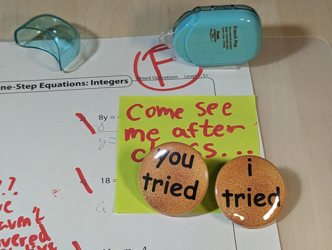 I Tried & You Tried Button Pin Meme, Funny, Tumblr, Satire - Etsy