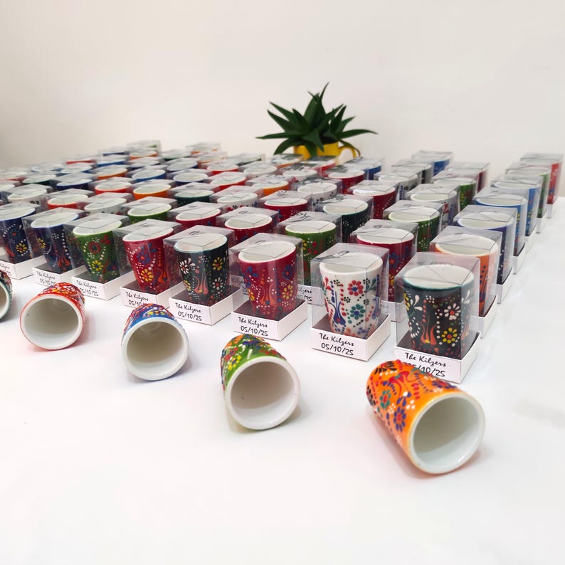 Handmade Mexican Talavera Shot Glasses: Fiesta Party Favors - Etsy