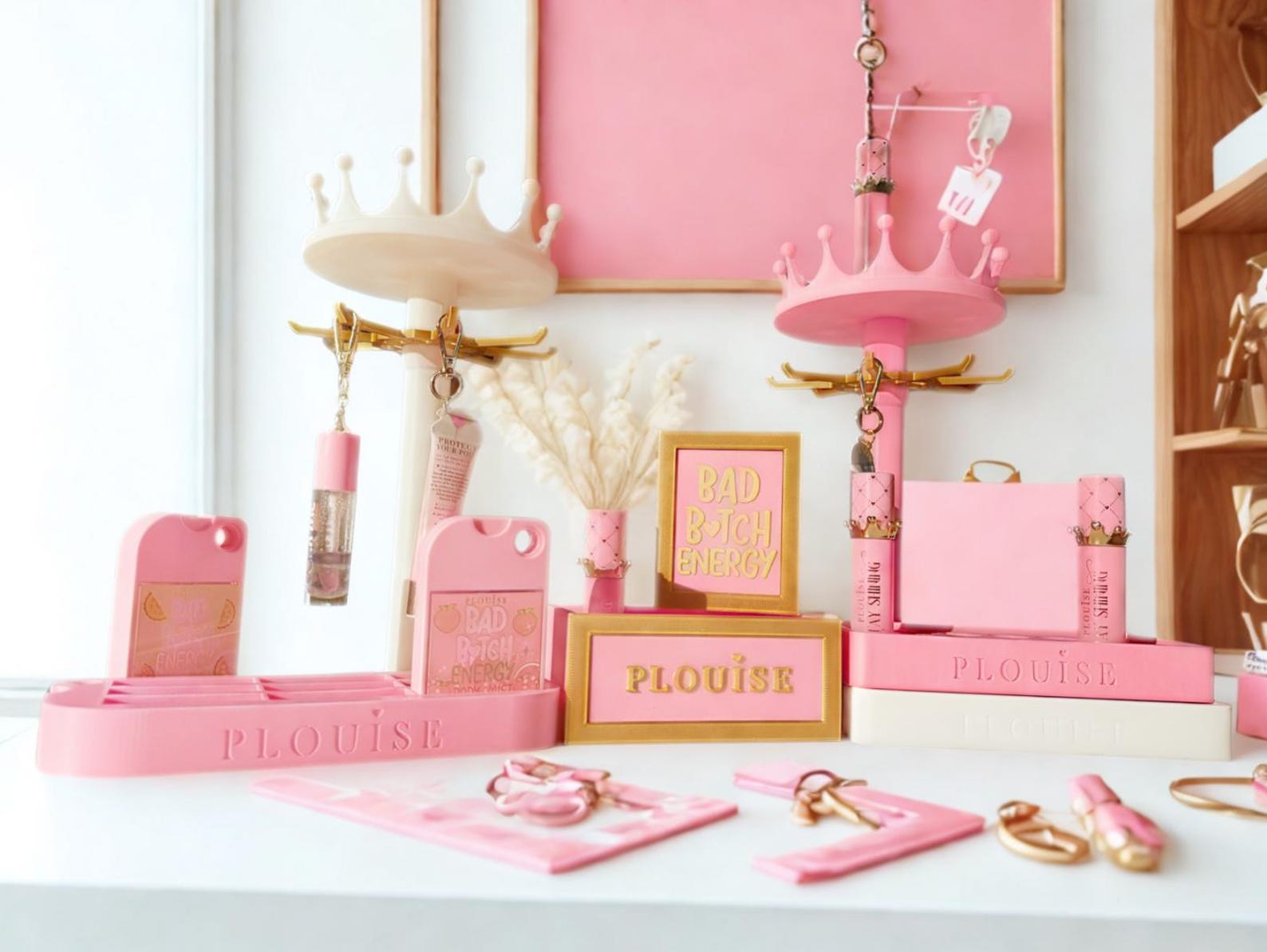 P.louise Lip Gloss Carousel Display Stand – Crown Organiser - Etsy UK