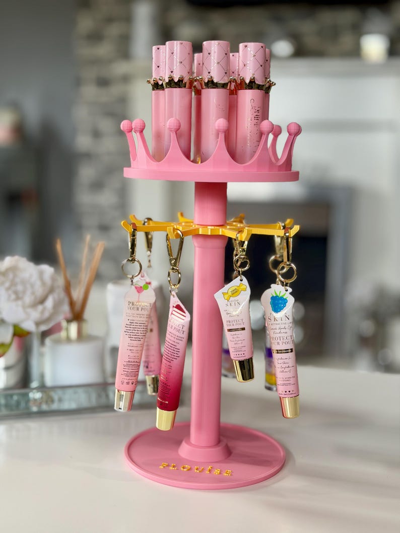P.louise Lip Gloss Carousel Display Stand – Crown Organiser - Etsy UK
