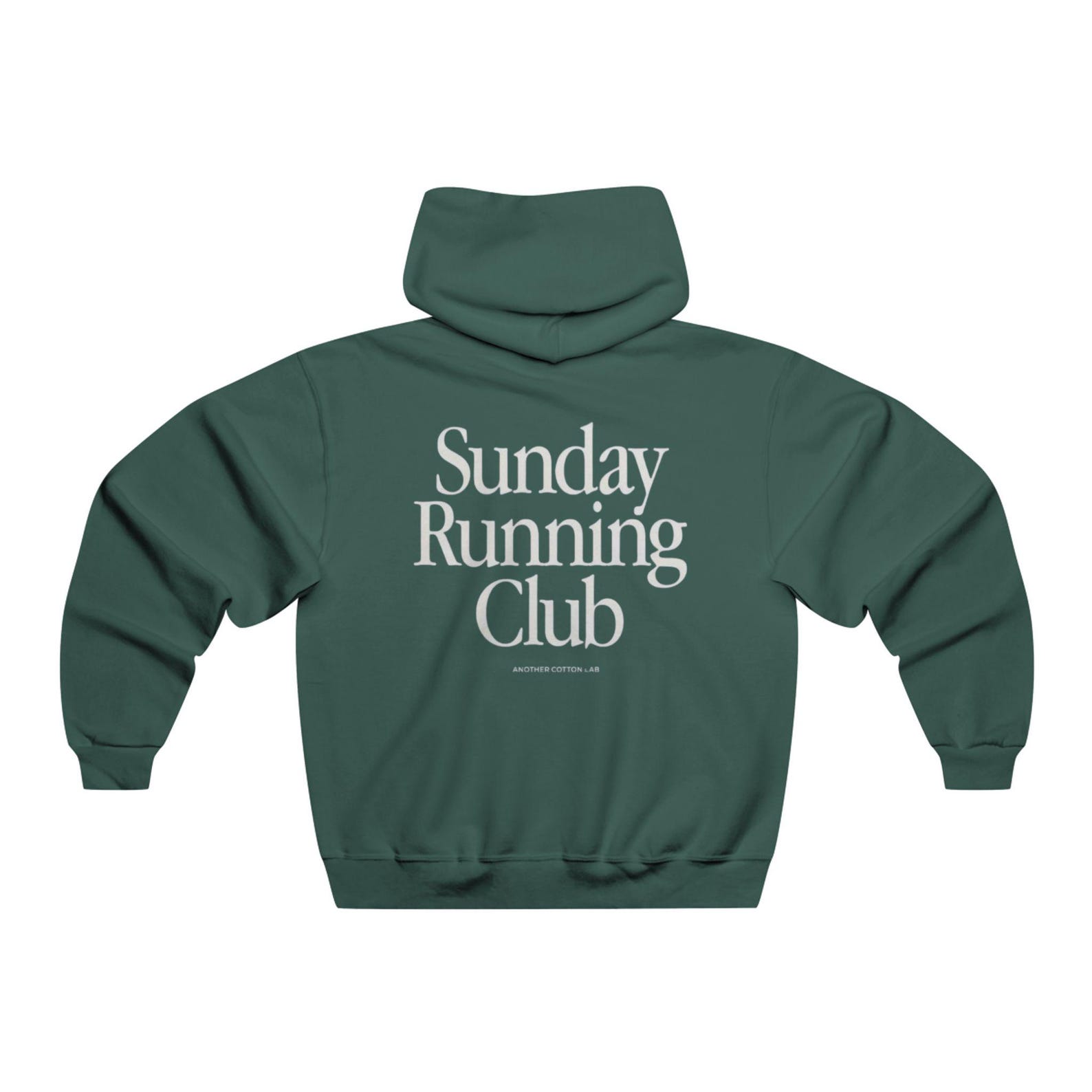 Hoodie, Oversized Sunday Running Club Graphic Sweatshirt, Gift for Him ...