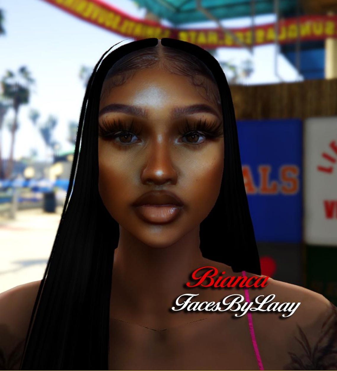 Bianca Premade GTA5 / Fivem Skin - Etsy UK