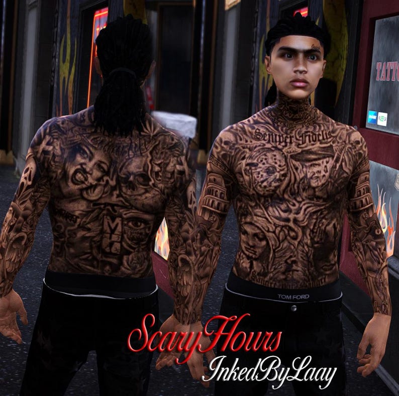 GTA5 / Fivem Body Tattoos - Etsy Israel