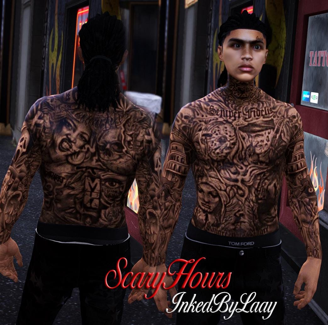 GTA5 / Fivem Body Tattoos - Etsy Israel