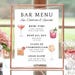 Pink Graduation Party Drink Menu Template | Sip, Celebrate & Sparkle ...