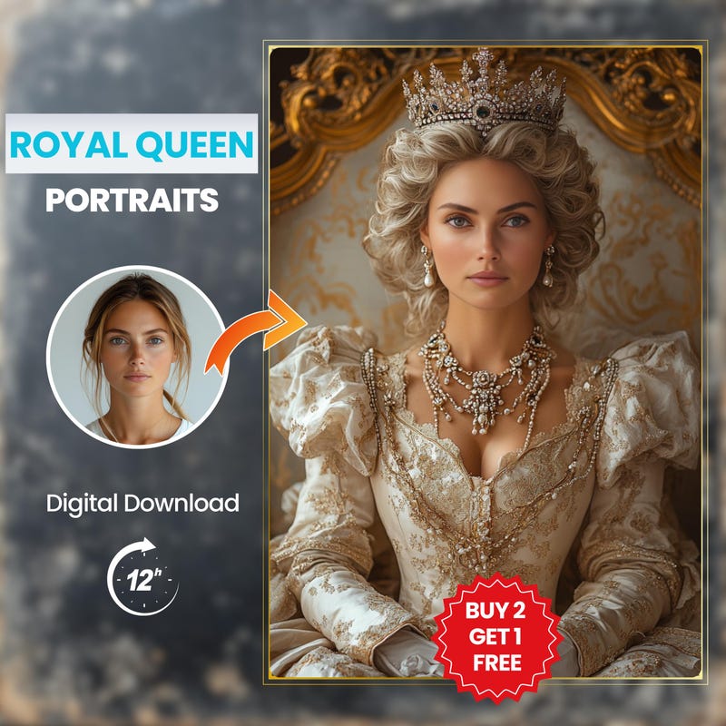 Face Swap Into Queen - Etsy