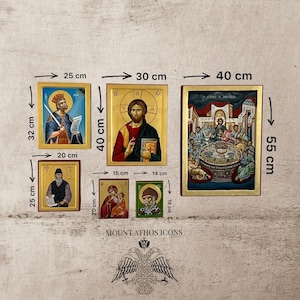 Theotokos Seven Swords Icon: Hand-painted Byzantine Art With 22K Gold ...