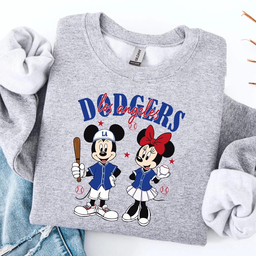Mickey Mouse Dodgers Baseball, Mickey Baseball Shirt, Disney Sport ...