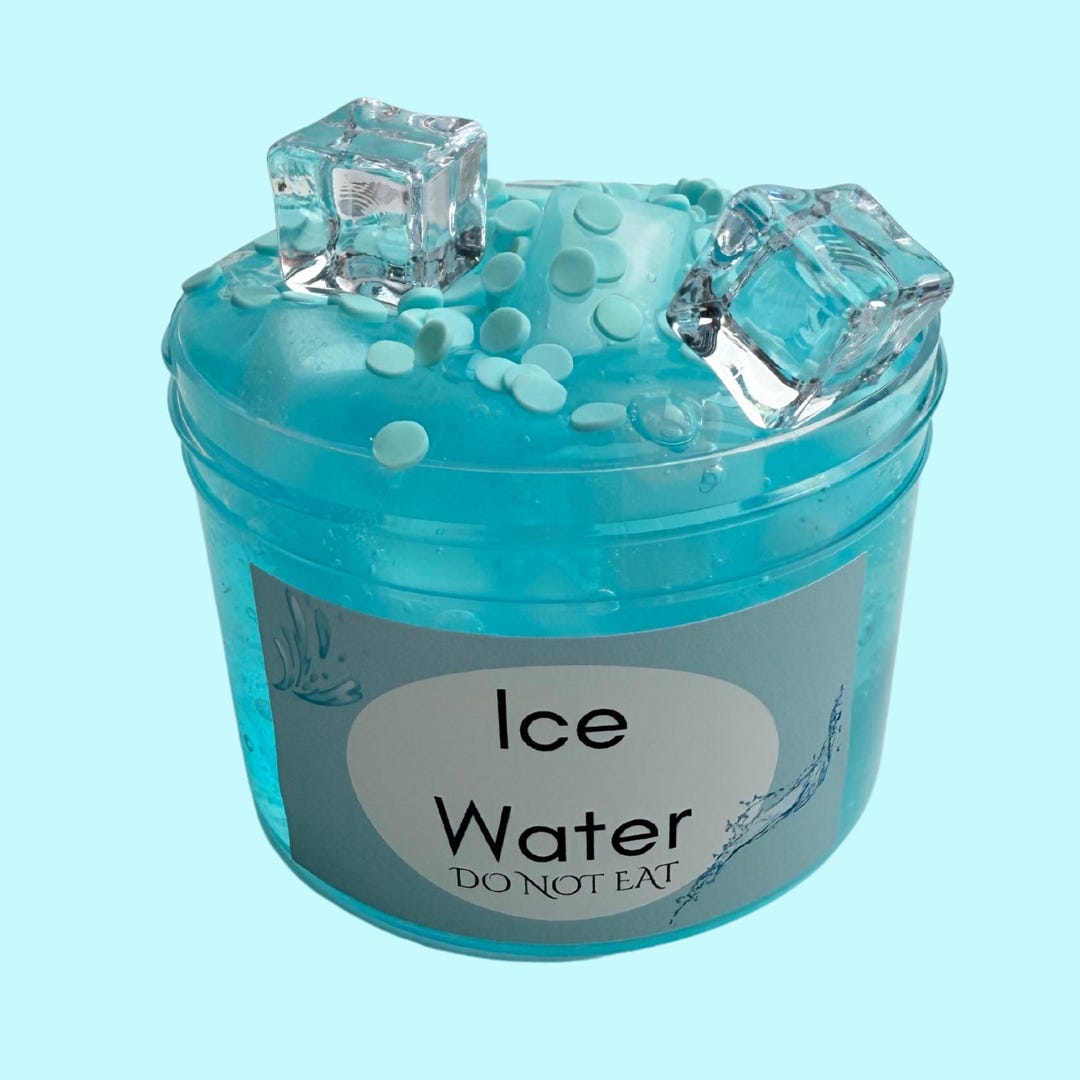 Ice Water Slime | Unscented Slime | Clear Slime | Thick Slime | Soft Slime | Jelly Cube Slime ...
