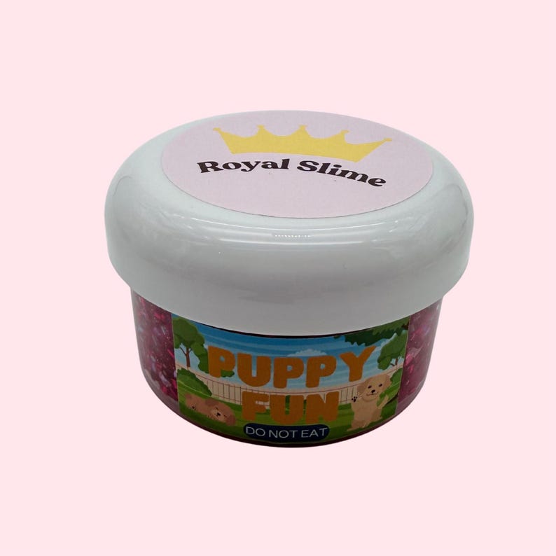 Puppy Fun Slime Strawberry Scented Pink Bingsu Slime | Dog Charms - Etsy UK