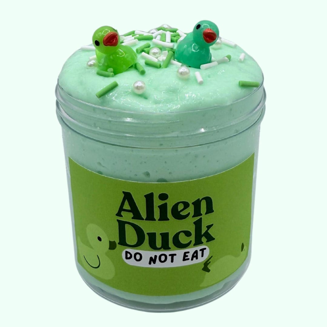 Alien Duck Slime | Snow Fizz Slime | Butter Fizz Slime | Sizzly Slime ...